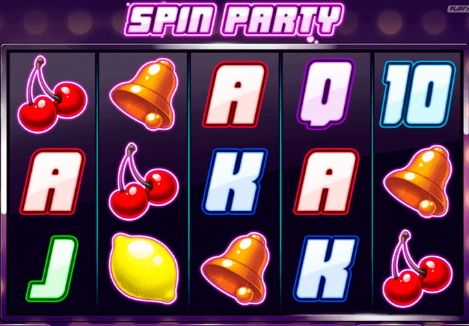 Spin Party Online Slot-Win Spins feature and expanding wilds
